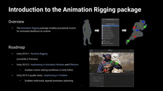 Introducing Animation Rigging for Unity 2019.3 – Unite Copenhagen 2019 | PPTX