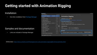 Introducing Animation Rigging for Unity 2019.3 – Unite Copenhagen 2019 | PPTX
