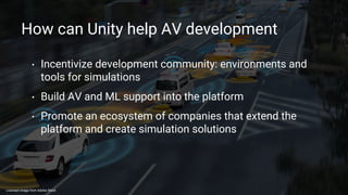 Autonomous Vehicle Development with Unity | PPT