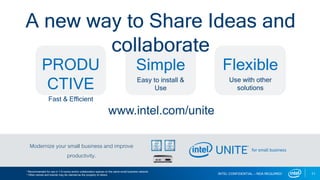 #PCMVision: Real-Time Collaboration: Intel Unite | PPTX | Operating ...