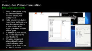 Simulating Lidar Sensors for Computer Vision | PPTX