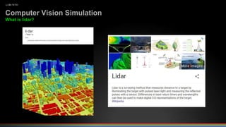 Simulating Lidar Sensors for Computer Vision | PPTX