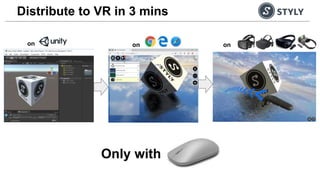 Easiest way to distribute VR from Unity [STYLY] | PPT
