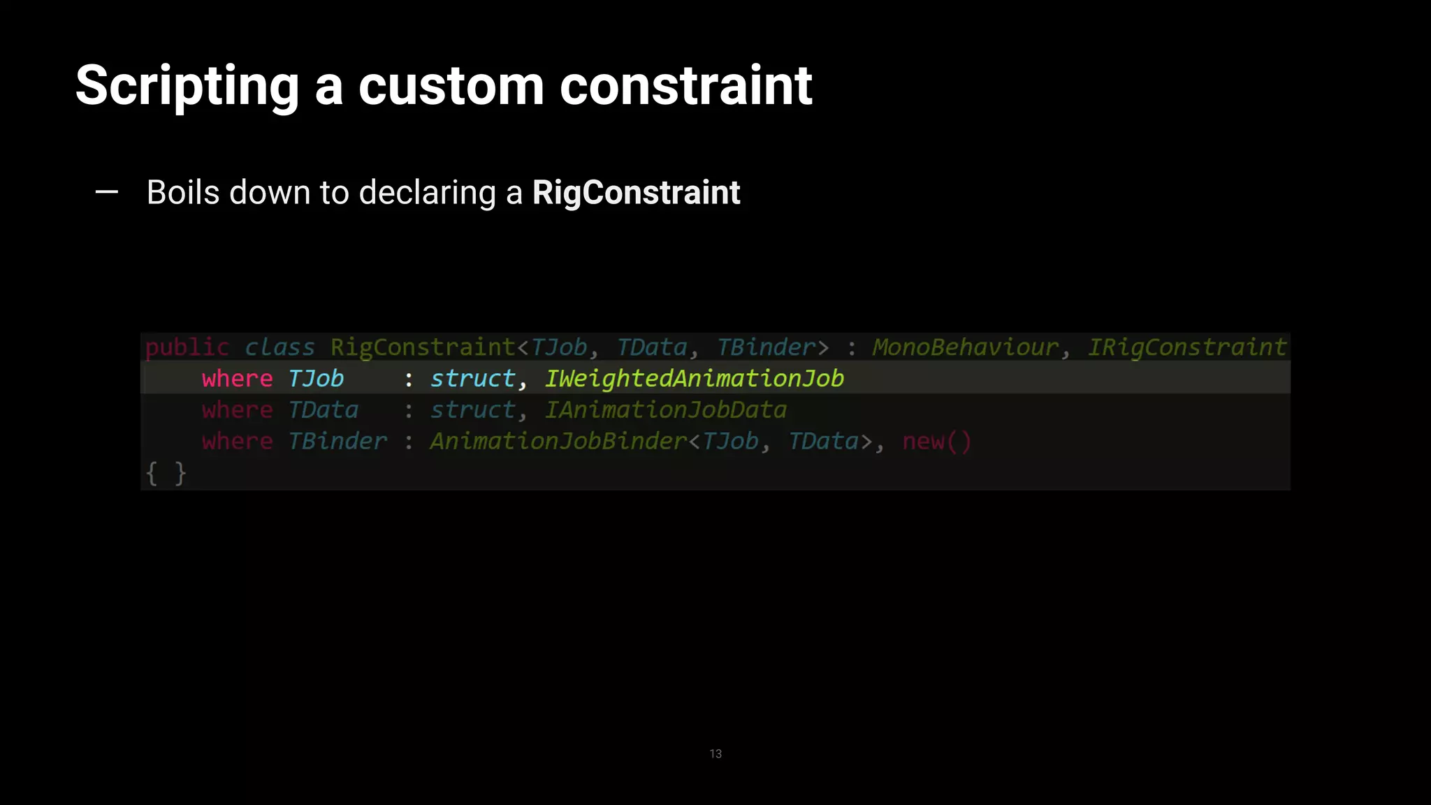 Extending the Animation Rigging package with C# – Unite Copenhagen 2019 ...