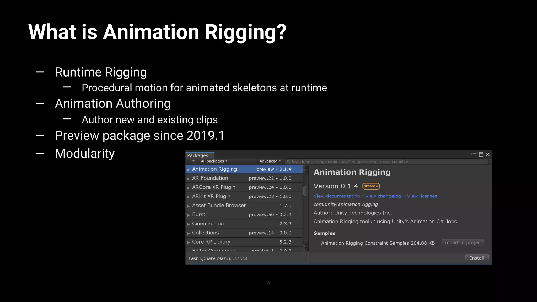 Extending the Animation Rigging package with C# – Unite Copenhagen 2019 ...