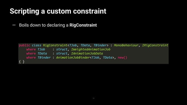 Extending the Animation Rigging package with C# – Unite Copenhagen 20…