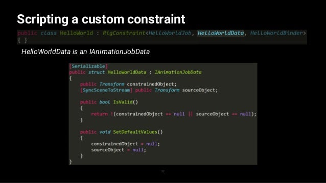 Extending the Animation Rigging package with C# – Unite Copenhagen 20…