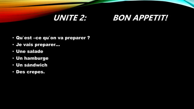 unite 2 Bon appetit! 6to..pptx | Food & Drink