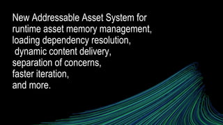 New Addressable Asset System for Speed and Performance | PPTX