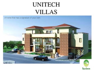 UNITECH THE VILLAS | PDF