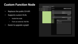What's new in Shader Graph: ready for production – Unite Copenhagen ...