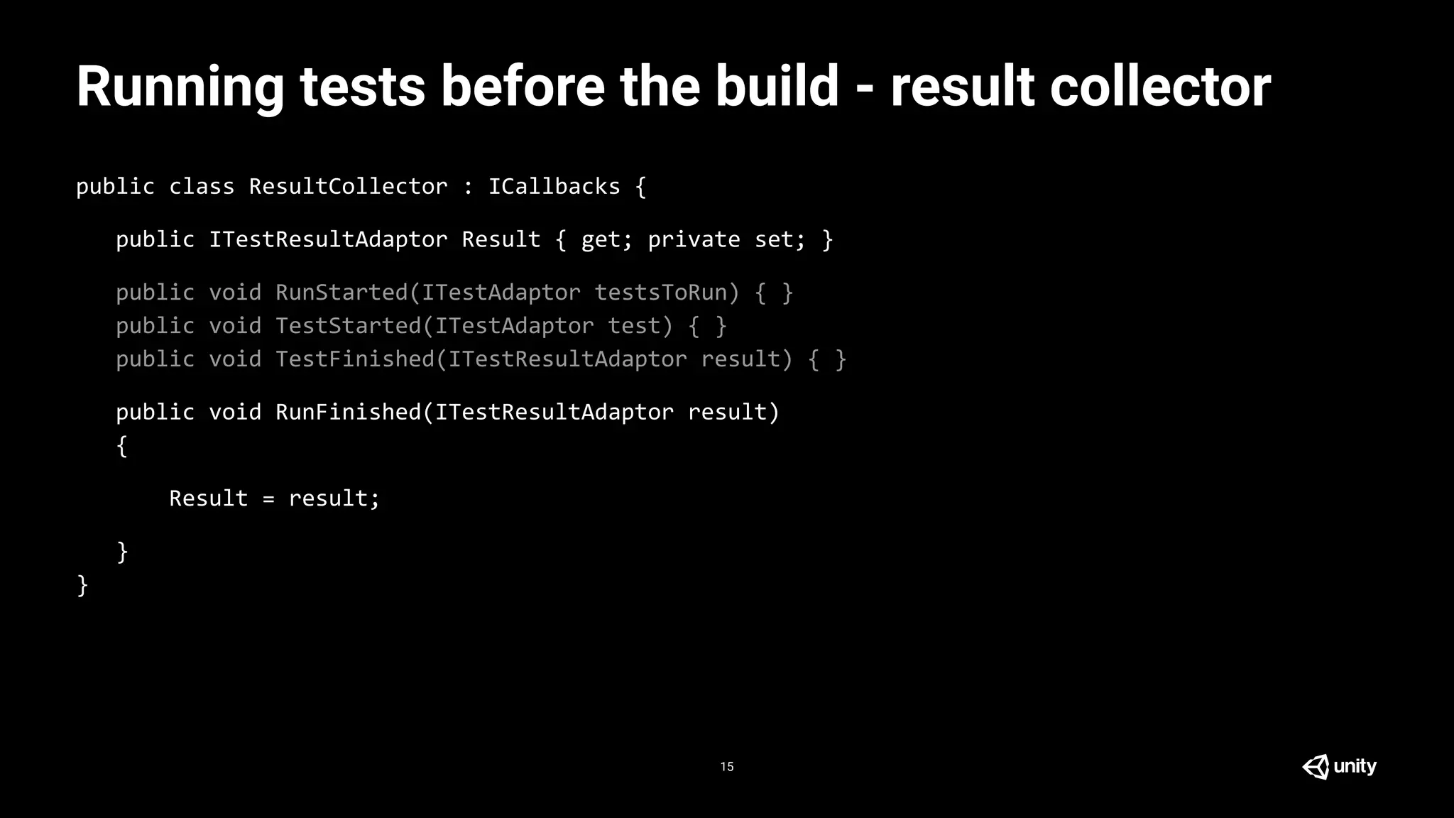 Qa Your Code The New Unity Test Framework Unite Copenhagen 2019 Ppt