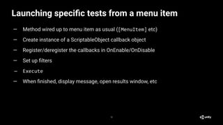 QA your code: The new Unity Test Framework – Unite Copenhagen 2019 | PPT