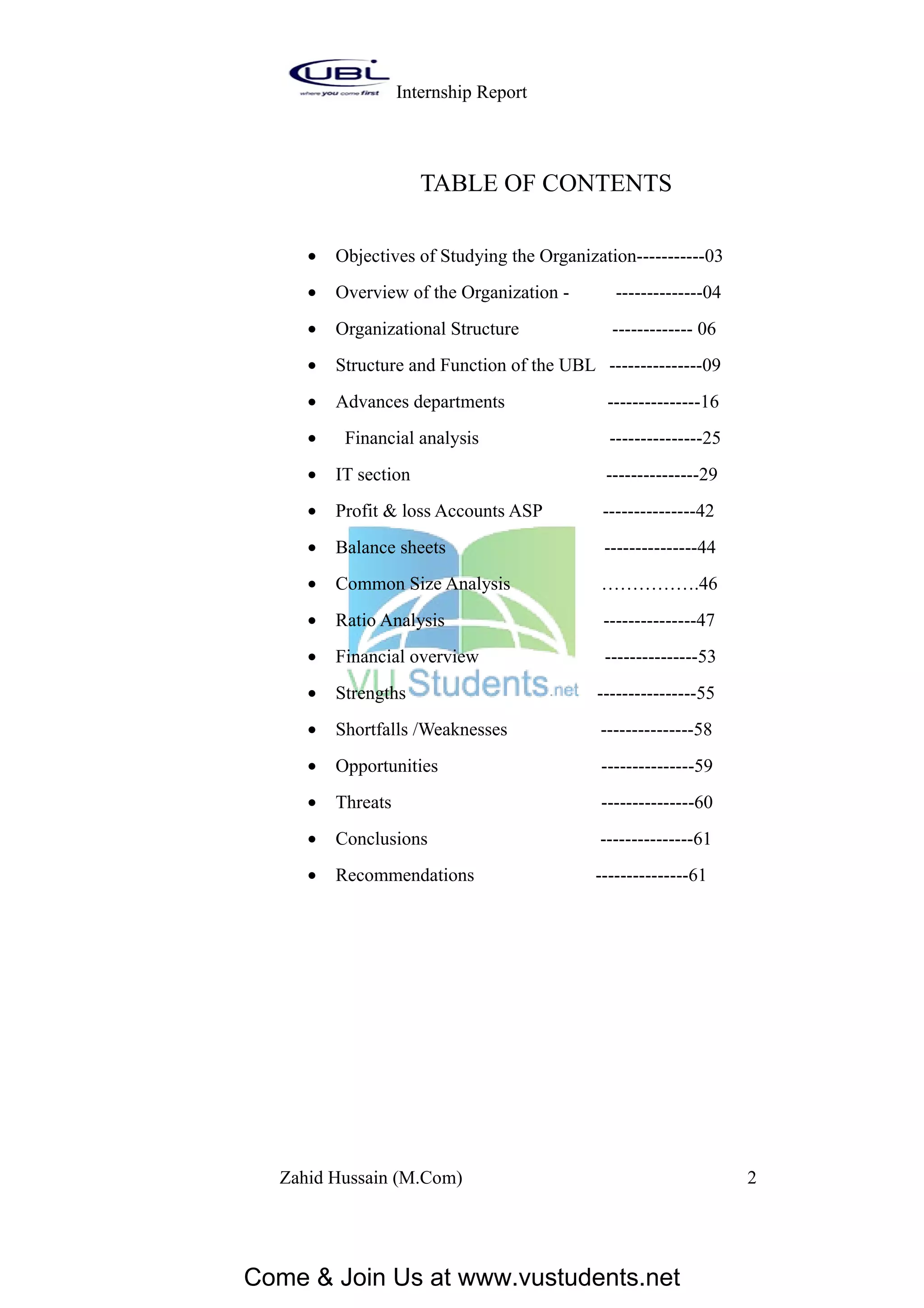 United bank-ltd-ubl-internship-report1471589354 | PDF