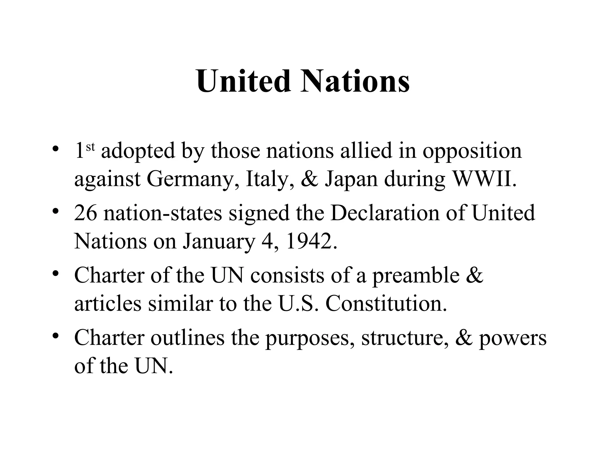 United Nations | PPT