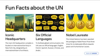 Comprehensive Overview of the United Nations: Goals, Structure, and ...