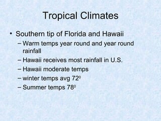 United States Climate | PPT
