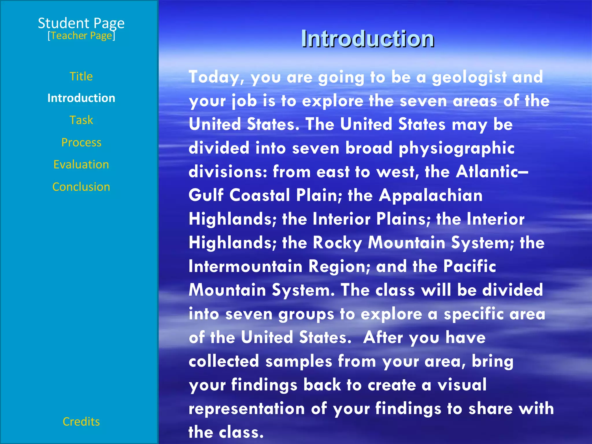 United States Geography Project | PPT