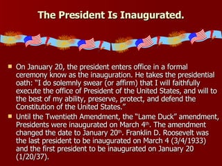 United States Presidency | PPT