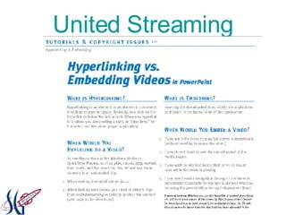 United Streaming | PPT