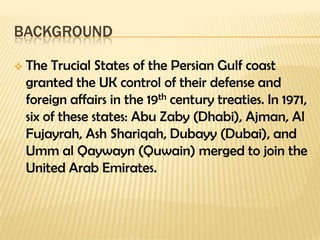 United arab emirates | PPTX