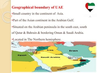 United arab emirates travelgeography | PPTX