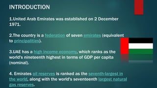 United arab emirates in brief | PPTX