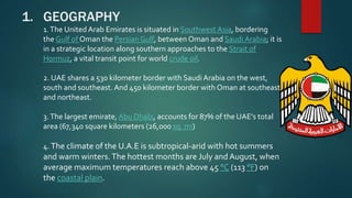 United arab emirates in brief | PPTX