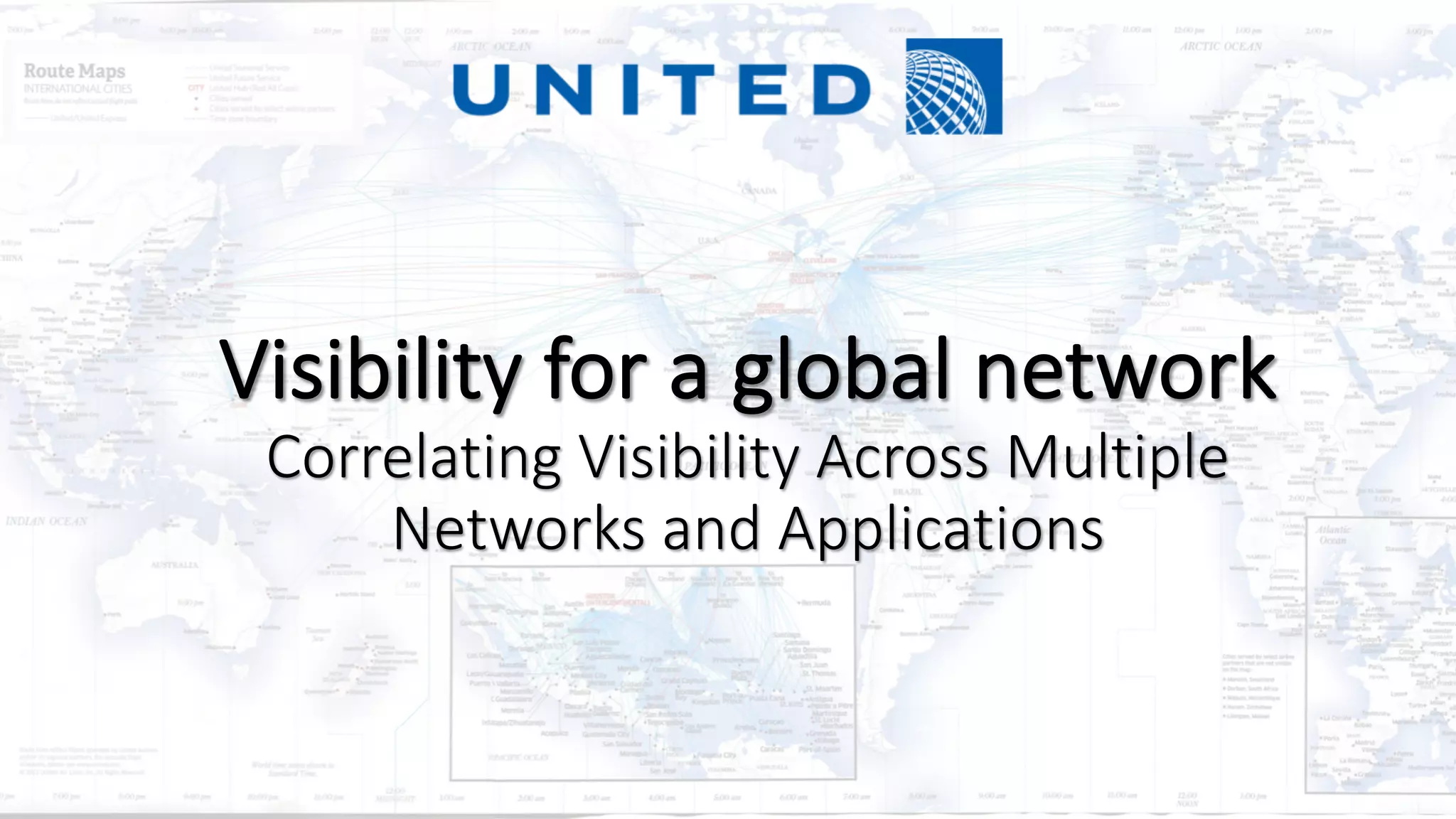 Visibility for a Global Network | PDF