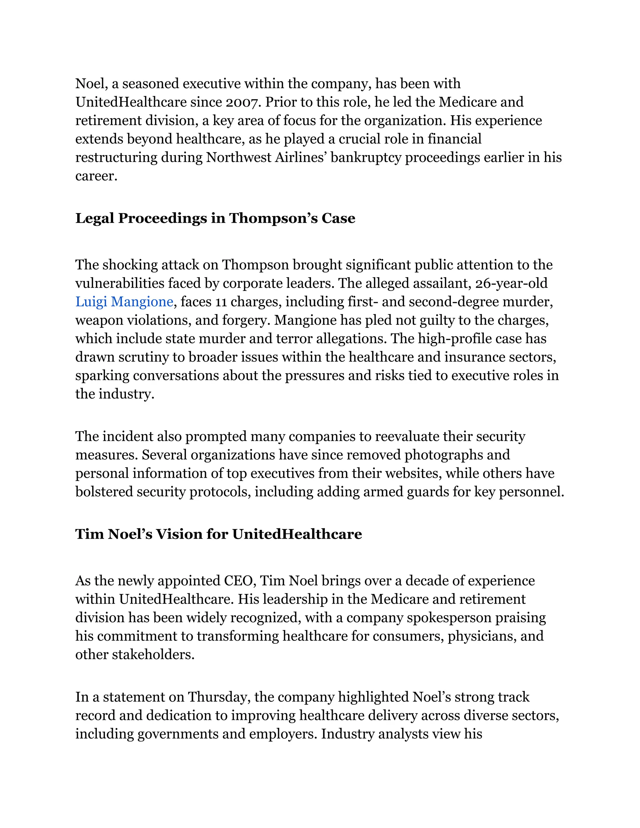 UnitedHealthcare Names Tim Noel as New CEO After Tragic Leadership Loss.pdf