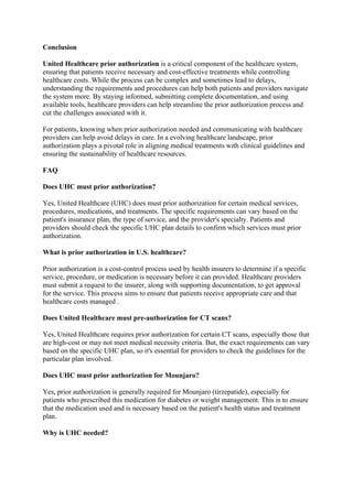 United Healthcare Prior Authorization: Understanding the Process and ...