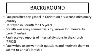 United in Christ 1 Corinthians 1 | PPTX