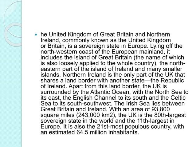 United kingdom | PPTX