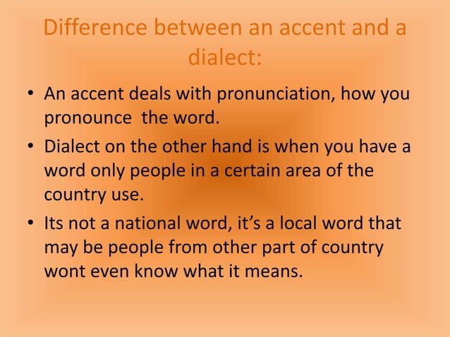 Accents and Dialects of English Language | PPTX | Australia and Oceania ...