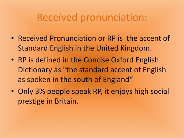 Accents and Dialects of English Language | PPTX | Australia and Oceania ...