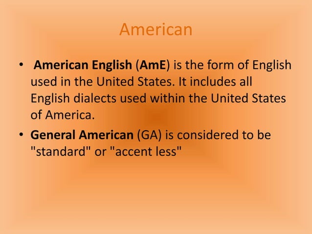 Accents and Dialects of English Language | PPTX | Australia and Oceania ...