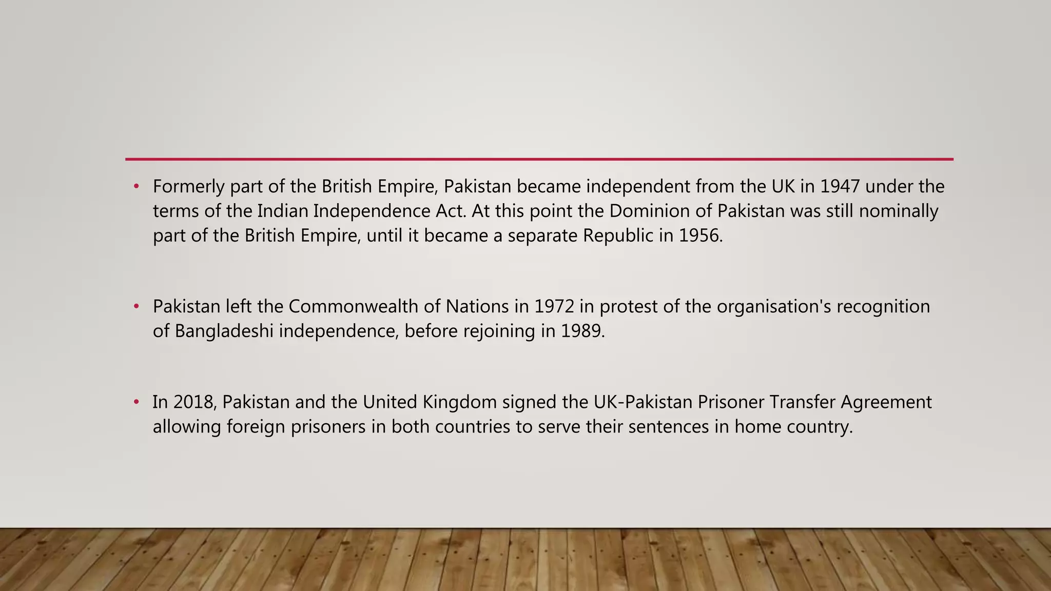 United kingdom and pakistan relations | PPTX