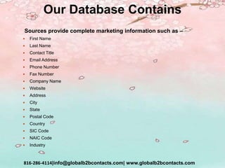 United kingdom business email database | PPT