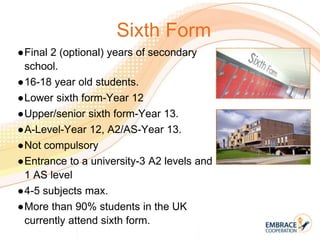 United kingdom education system | PPTX