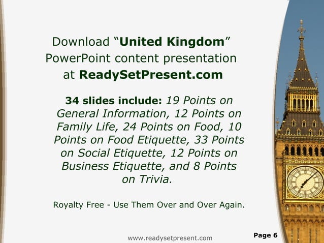 United Kingdom Powerpoint Country | PPT | Currencies | Economy