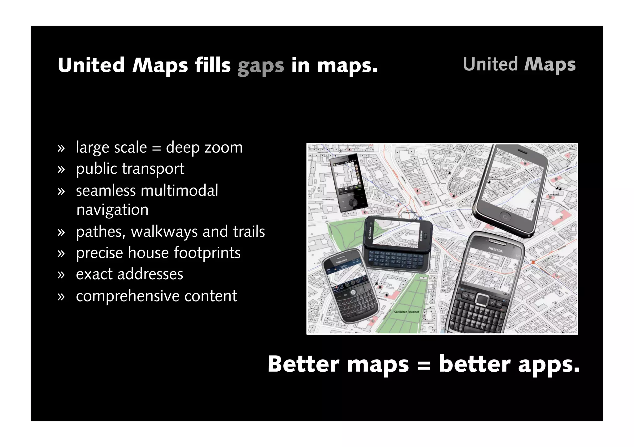 United Maps - Pedestrian Map, Large Scale Samples Munich | PPT