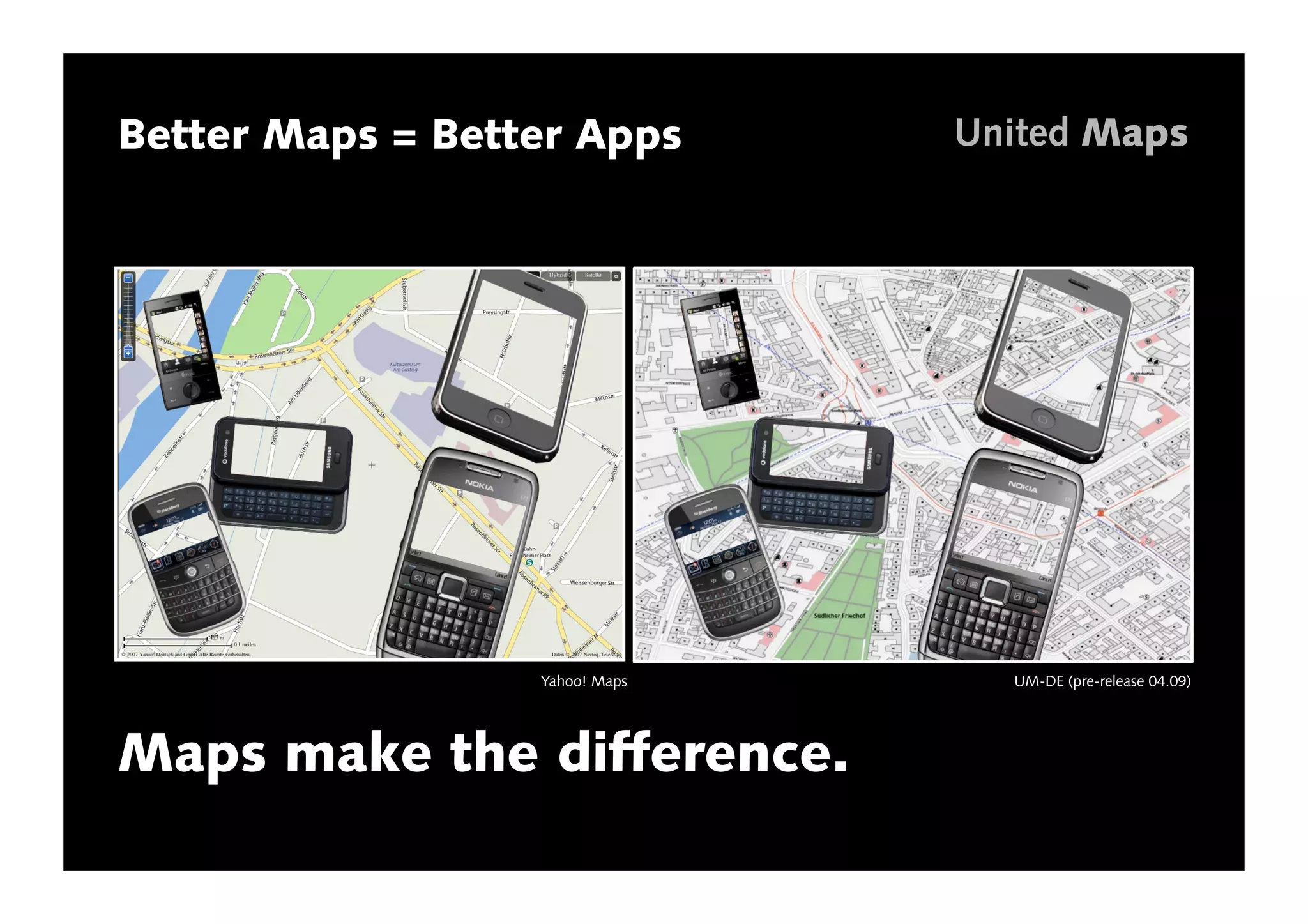 United Maps - Pedestrian Map, Large Scale Samples Munich | PPT