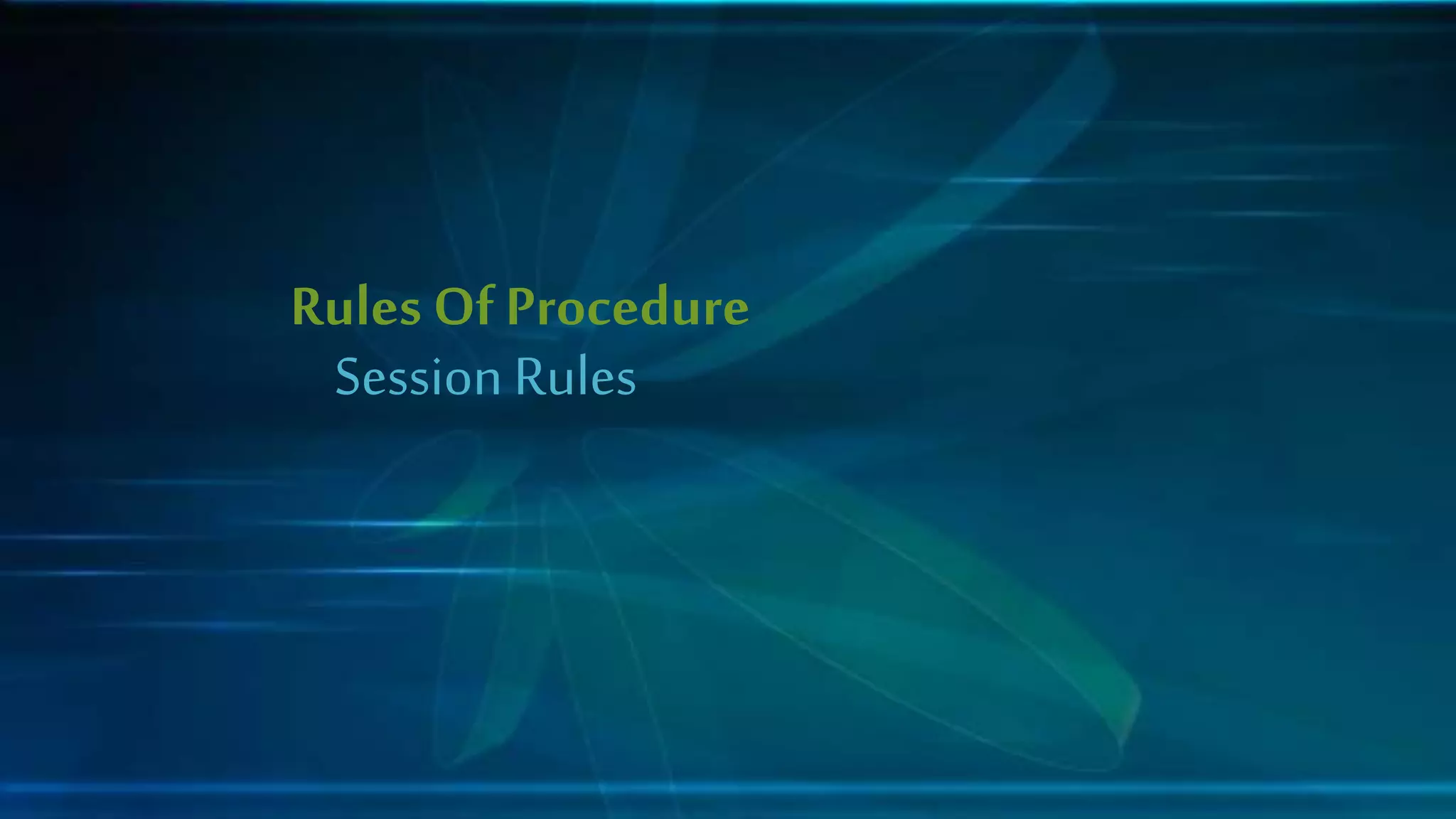 United nations rules of procedure session rules | PPT