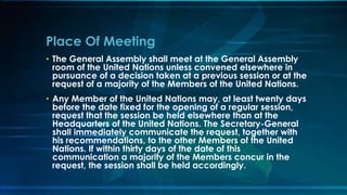 United nations rules of procedure session rules | PPT
