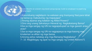 United nation power point | PPTX