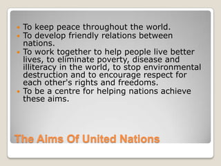 United nations | PPTX