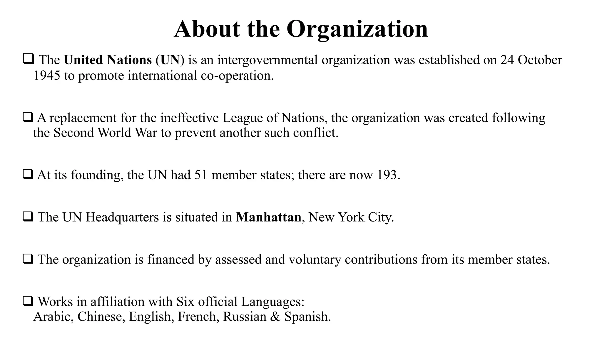 United nations | PPTX