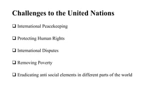 United nations | PPTX