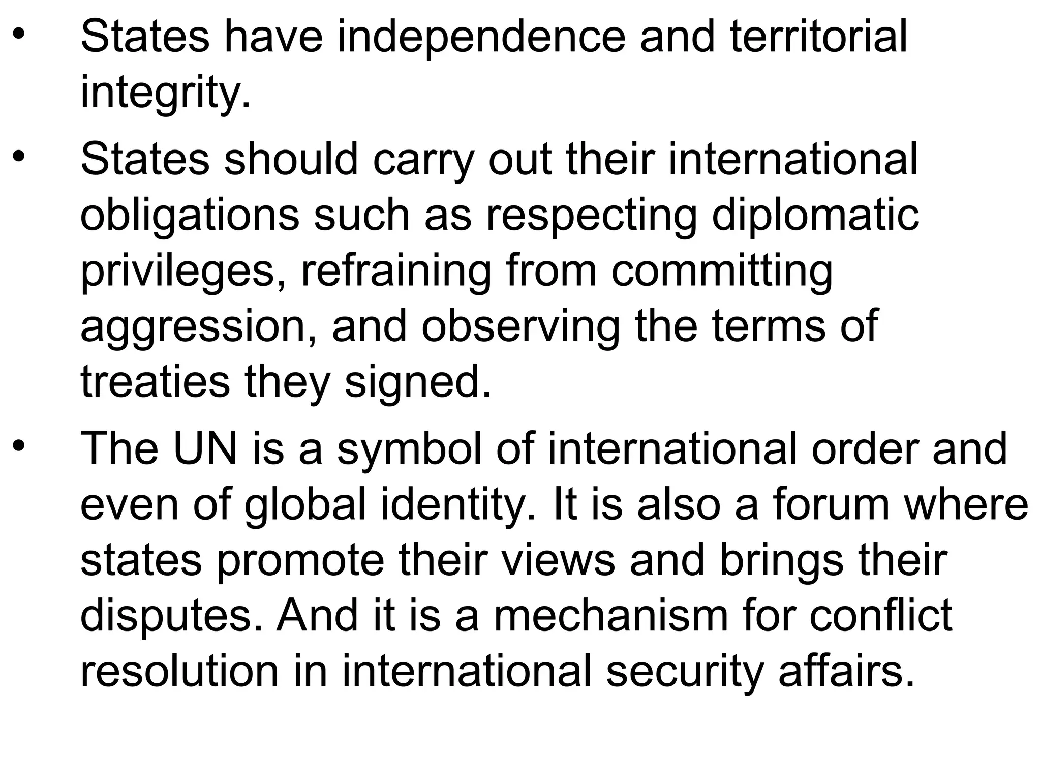 United Nations.ppt in international relations | PPT