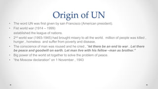 United nations and its failure | PPTX